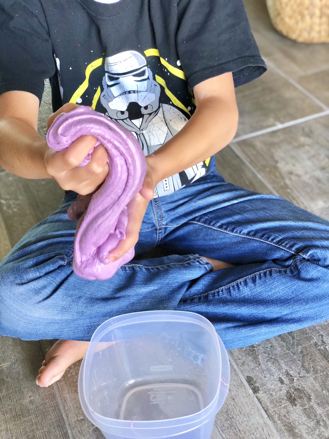 Fluffy Halloween Slime - Food Allergy P.I.
